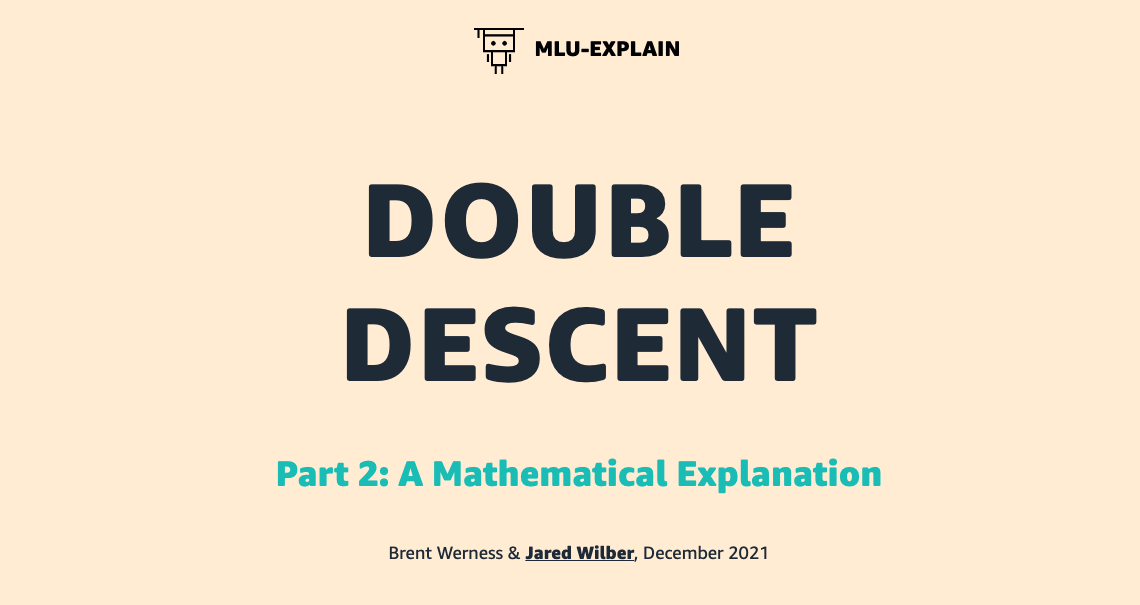 Double Descent 2